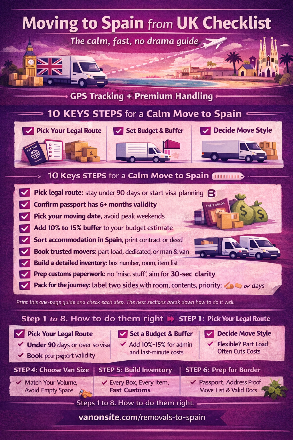 Moving to Spain from UK checklist: The calm, fast, no drama guide ...